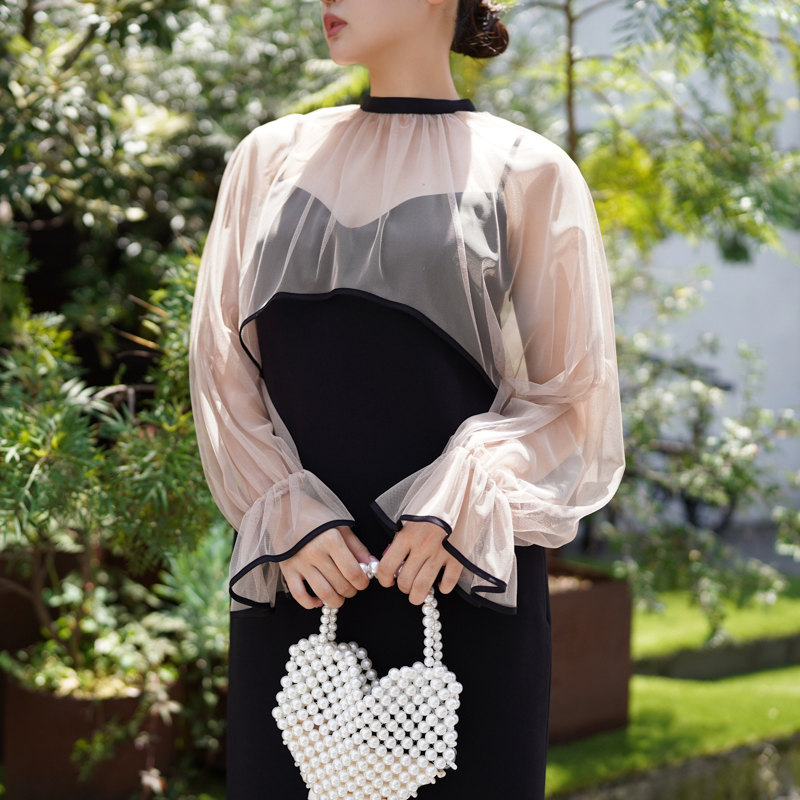 Ameri VINTAGE（アメリ ヴィンテージ）MANY WAY AIRY VEIL DRESS（ブラック/L） | ブランドレンタルドレスのHELLO